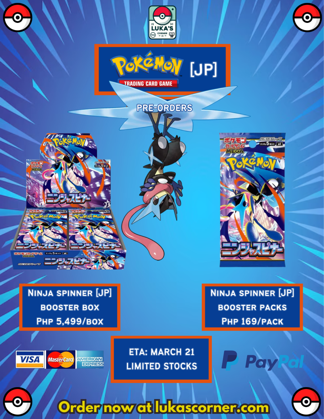 Pokémon TCG – Ninja Spinner [JP] – Pre-Order – Luka's Corner